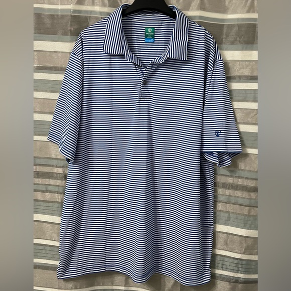 pro tour | Shirts | Pro Tour Coolplay Blue White Golf Polo Shirt | Poshmark